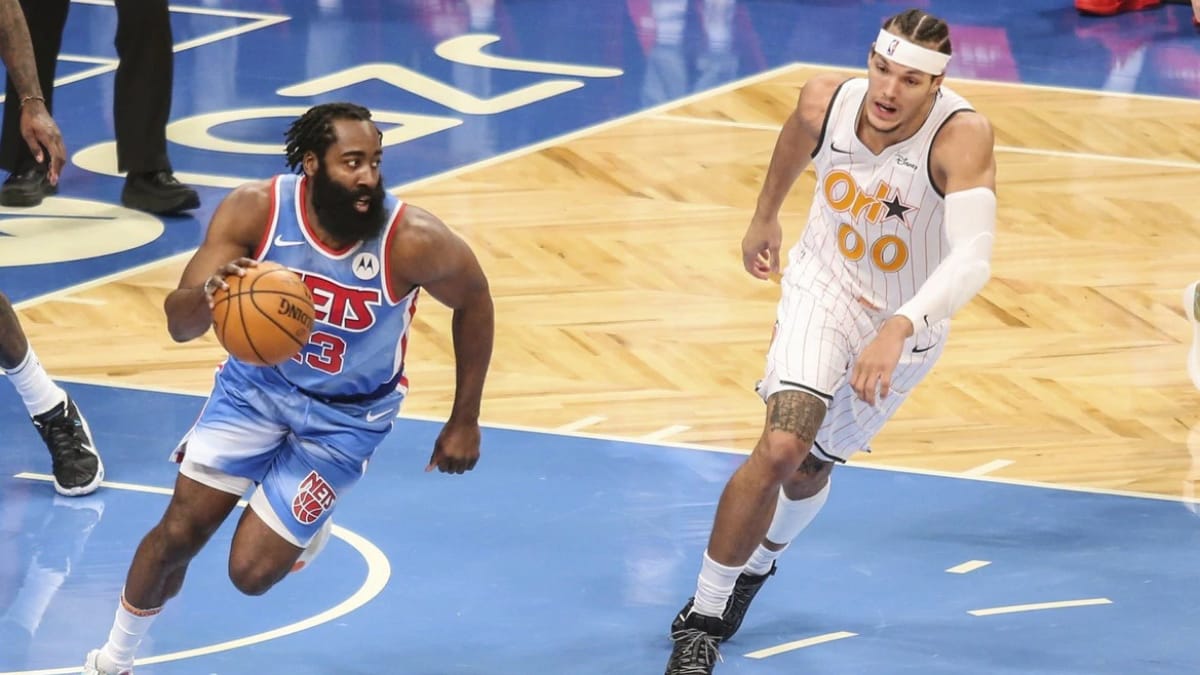 James Harden registers 11th triple-double of the season to lead short-handed Nets past Pacers