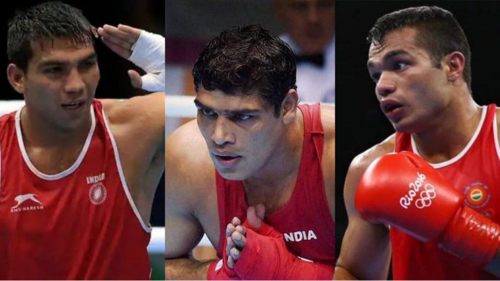 Satish Kumar, Ashish Kumar, Vikas Krishan and Manish Kaushik enter semi ...