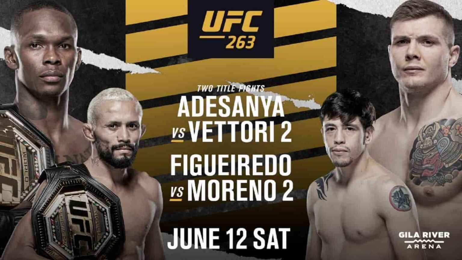 UFC 263 Full Fight Card: Two Biggest Rematches and return of the ...