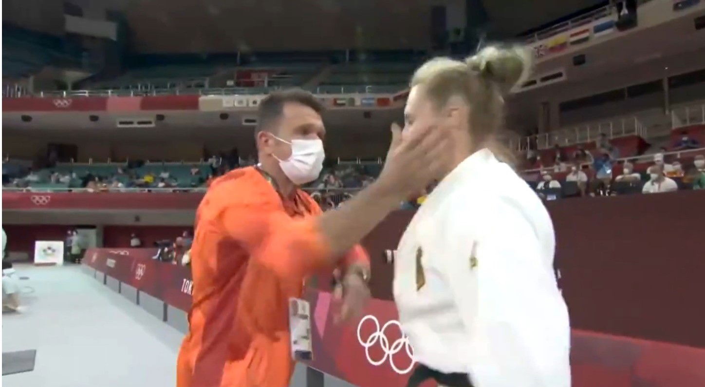 WATCH: Video of German Judoka Martyna Trajdos' coach Claudiu Pusa's ...