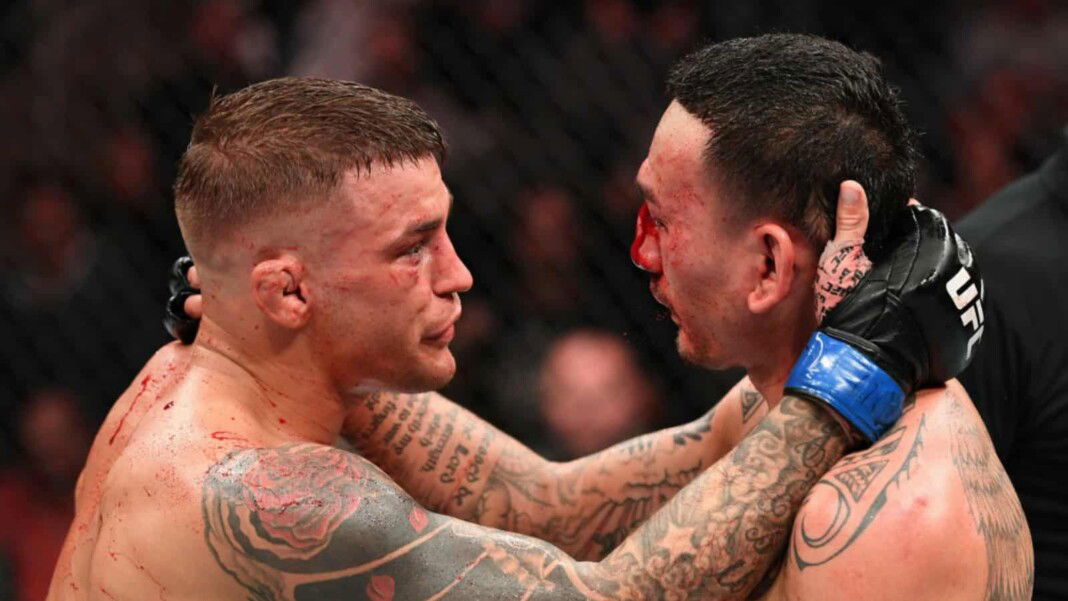 "He matched the grit that I bring," Dustin Poirier says Max Holloway is ...