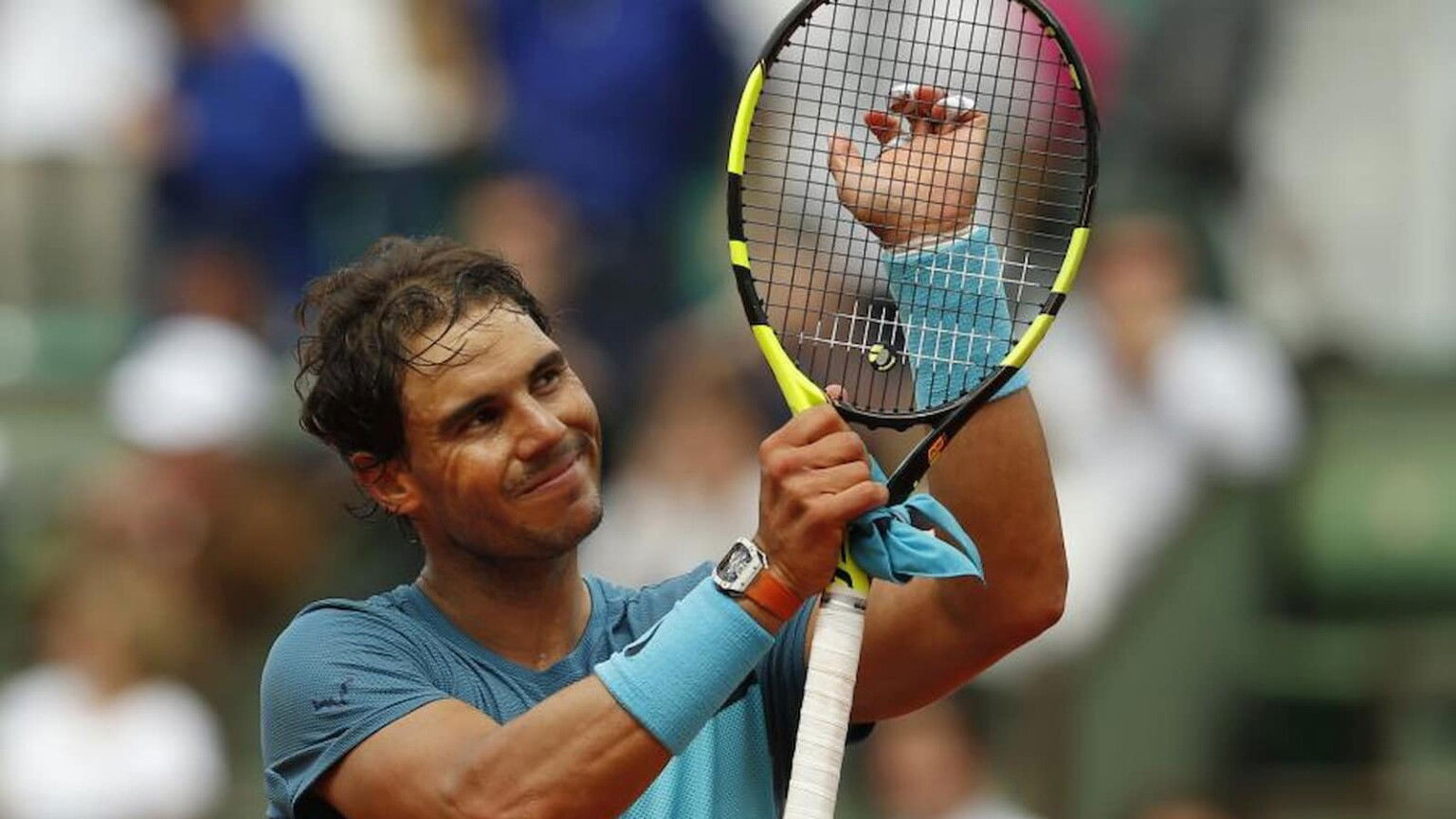 "I will never break a racquet. If I lose, it's my fault" Rafael Nadal ...