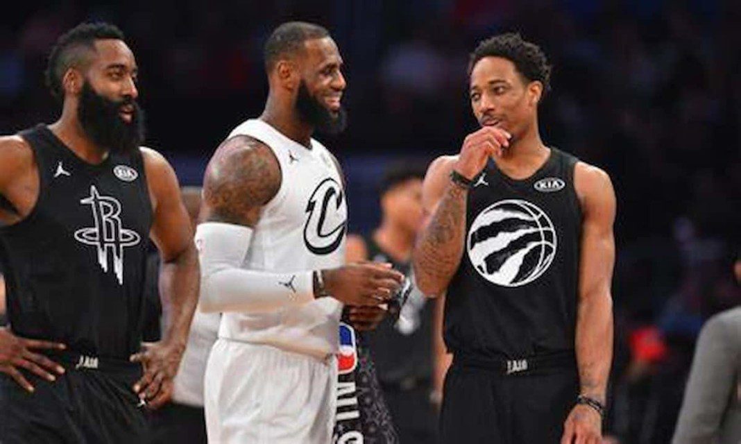 “I have the utmost respect for that guy”: DeMar DeRozan on LeBron James ...