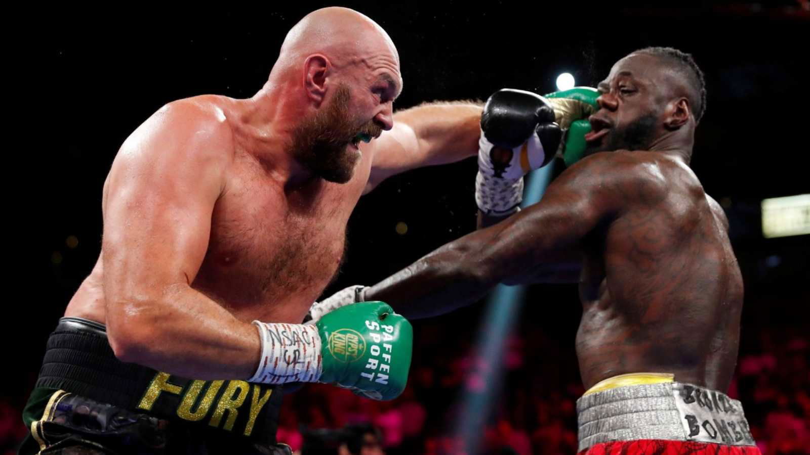 "Fat as a pig and still number one!" Shirtless Tyson Fury gets in face ...