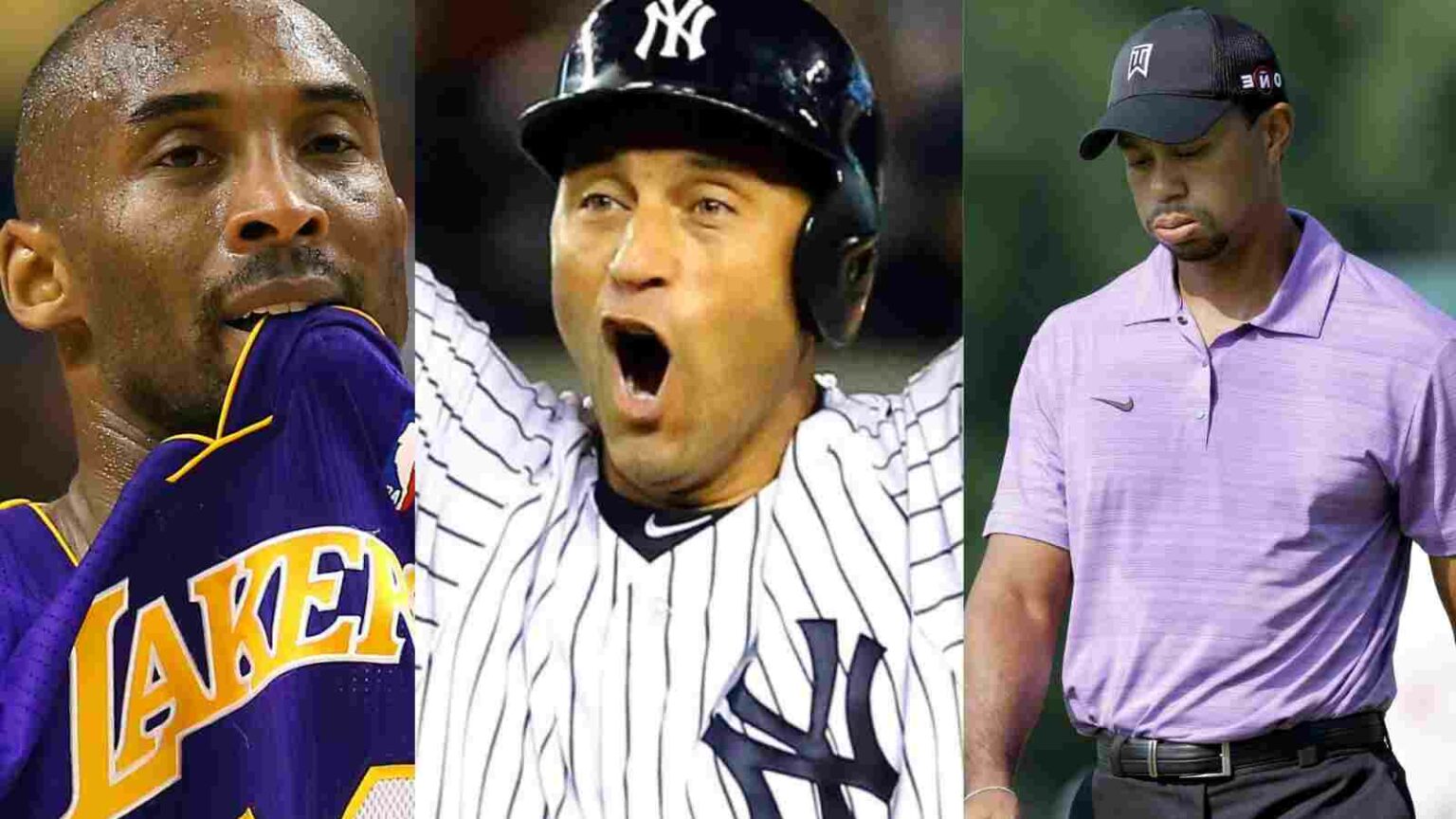 “He was a phenomenon,”Derek Jeter bulldozed Kobe Bryant and Tiger Woods ...