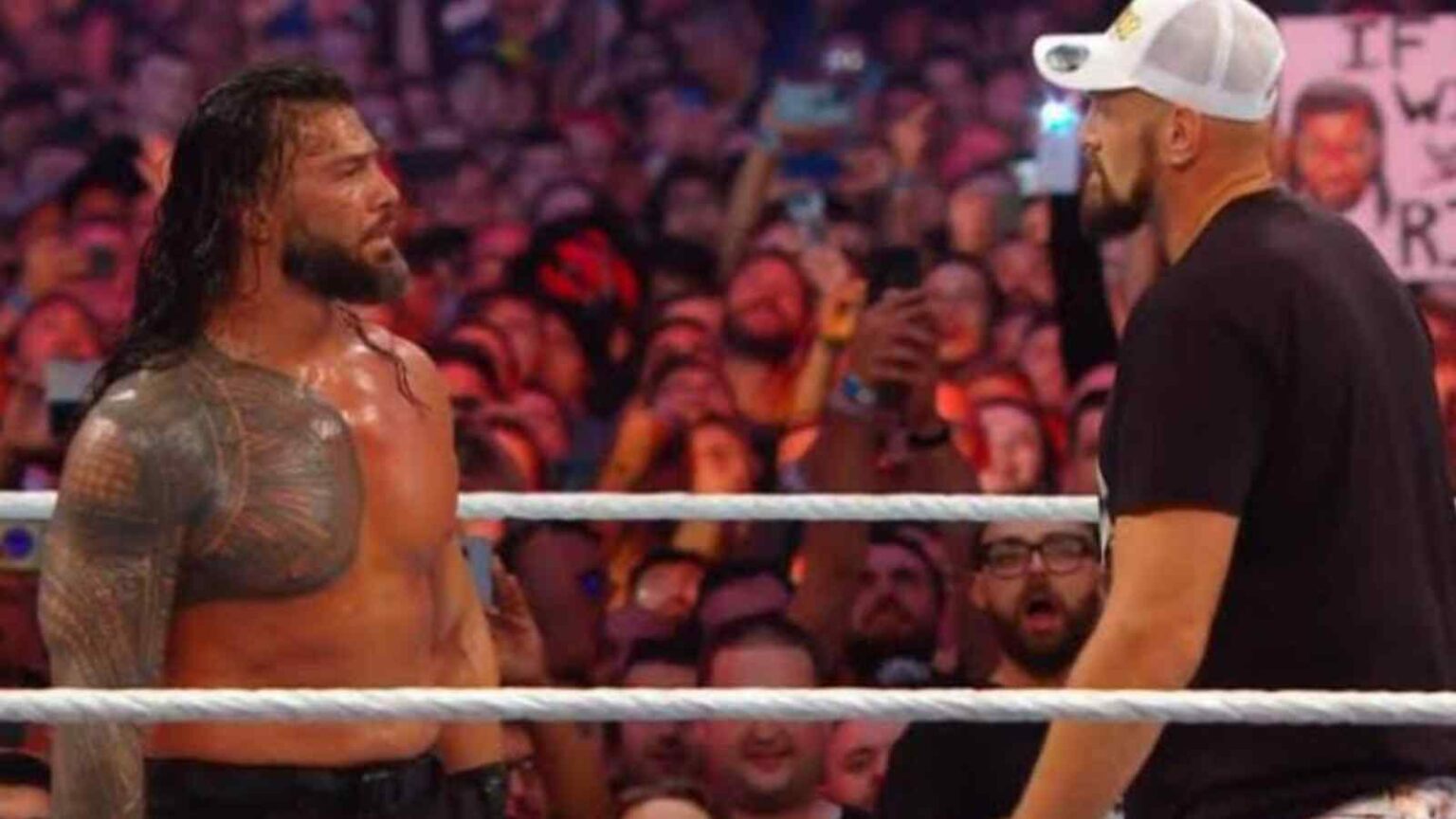 Roman Reigns says that “it’d be rough out there” if it wasn’t for the ...