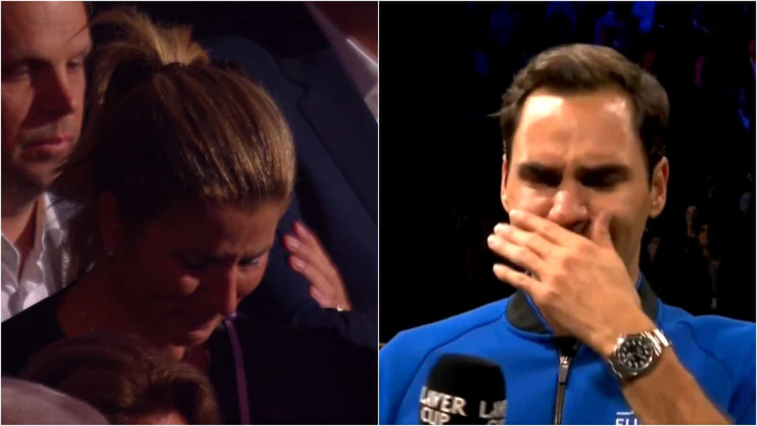 WATCH: Roger Federer breaks down during farewell interview while ...