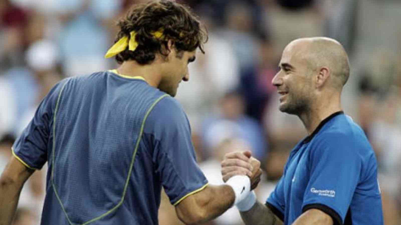 Andre Agassi recollects his memories of playing against Roger Federer ...