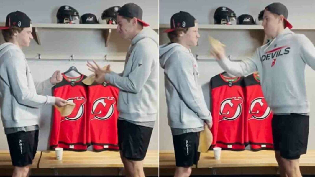 WATCH: Devils Dawson Mercer and Nathan Bastian emerge as professional ...