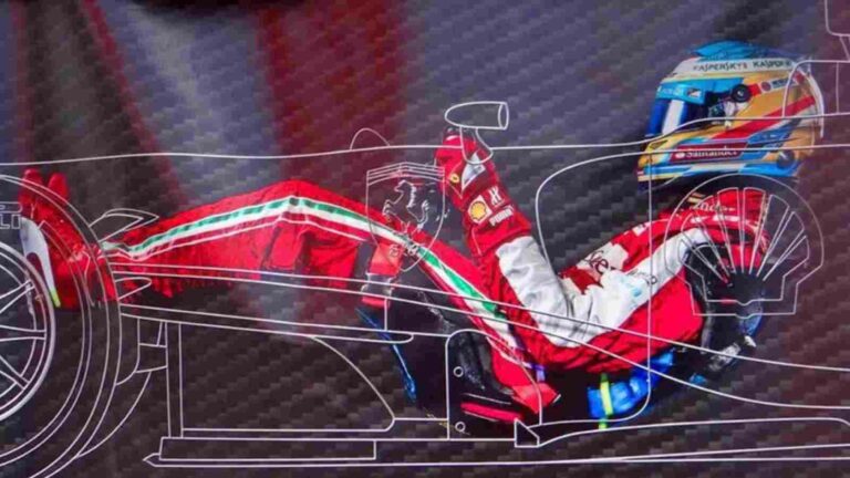 How do F1 cars look from the inside and how do the F1 pedals work?