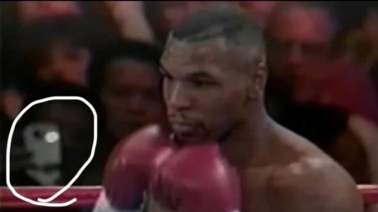 Mysterious man with smart phone in Mike Tyson's 1995 fight spurts ...