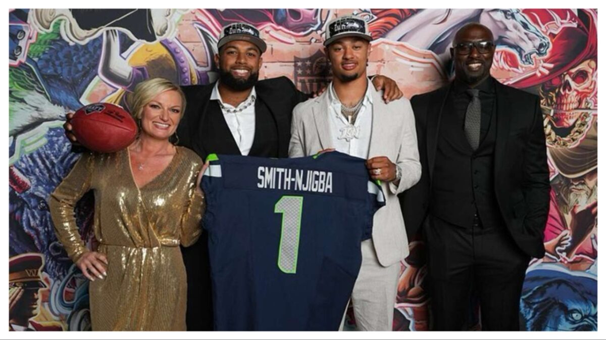 Who are Jaxon Smith-Njigba's parents Jami Smith and Maada Njigba