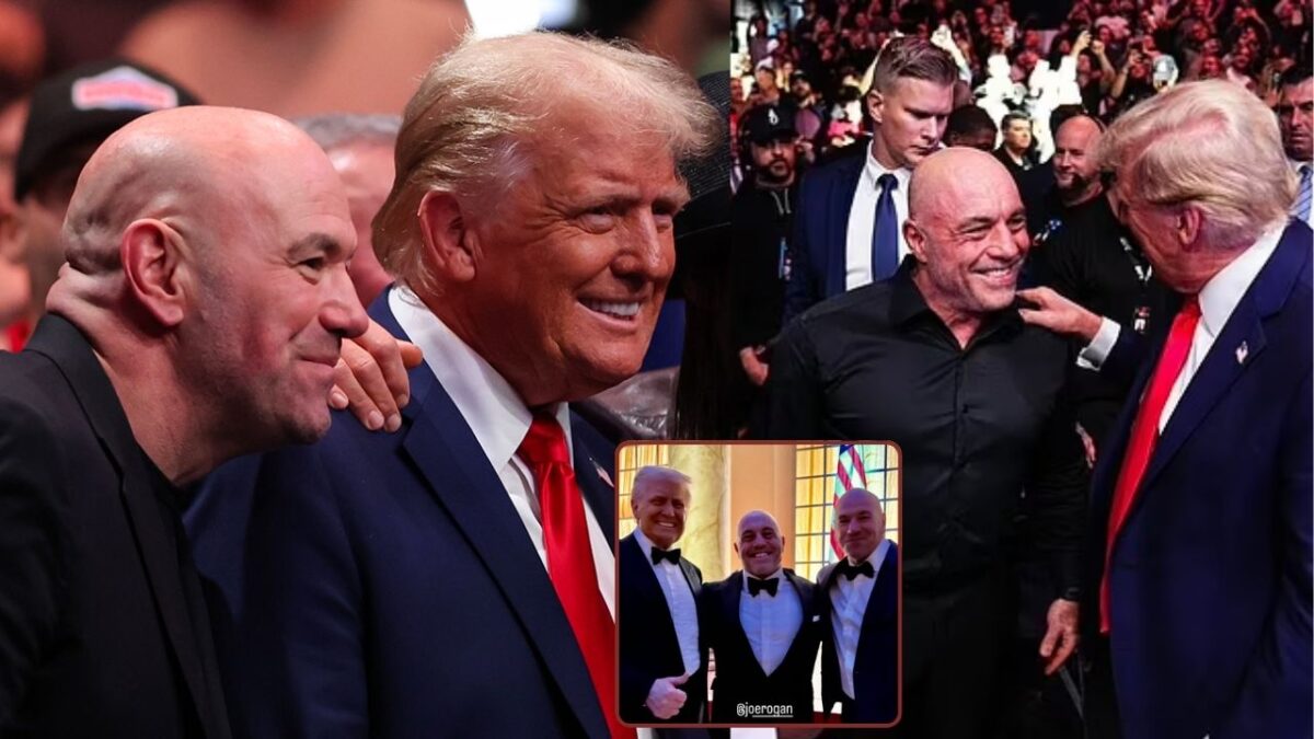 (In photos) Joe Rogan and Dana White show out in classy suits alongside ...