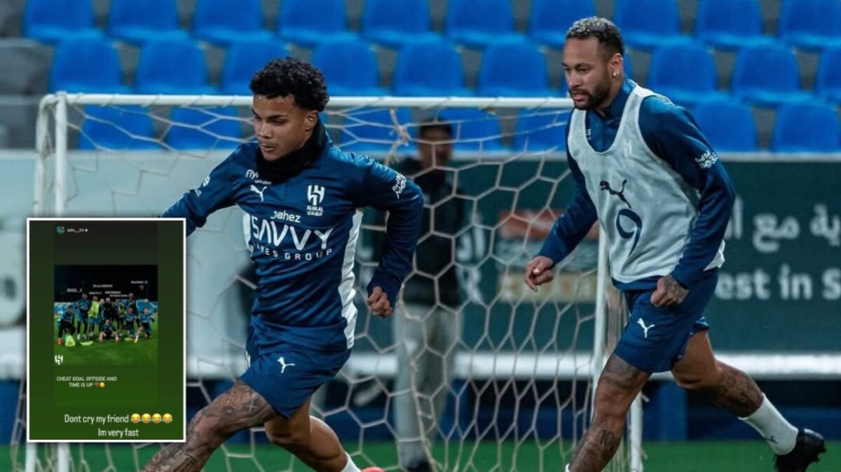 "Don't cry," Neymar Jr. HILARIOUSLY responds to Al-Hilal teammate who ...