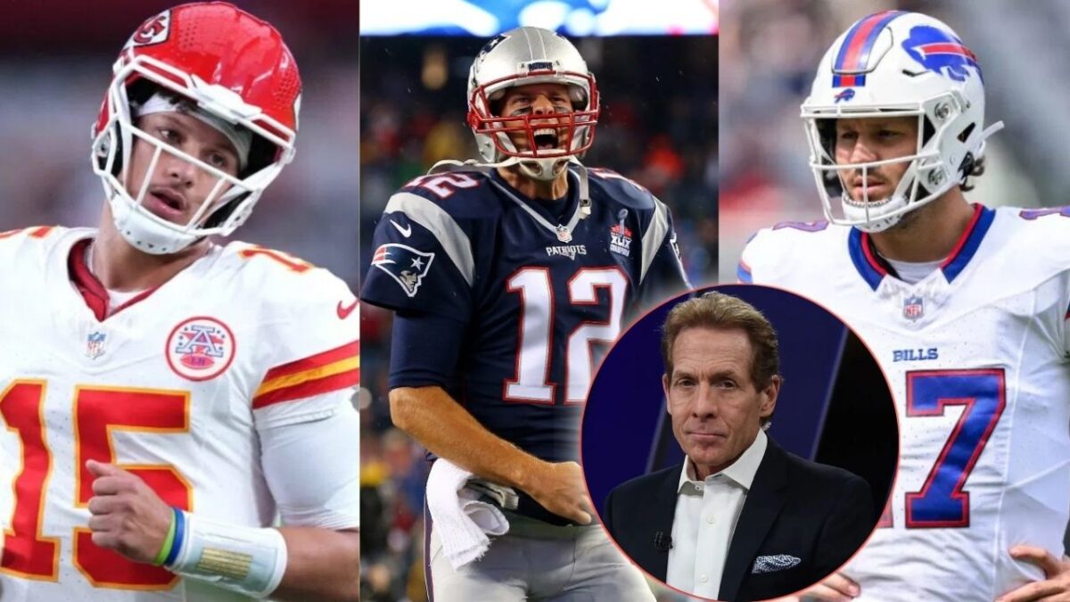Skip Bayless urges Josh Allen to "save Tom Brady's GOAT legacy" from ...