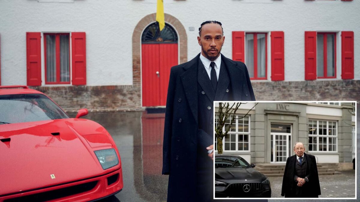 $12 billion Mercedes sponsor copies Lewis Hamilton's debut Ferrari post