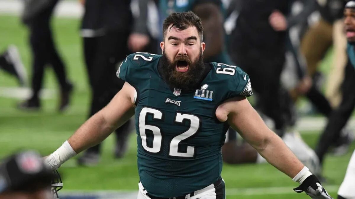 Jason Kelce almost tears up while recalling his Super Bowl 52 experience