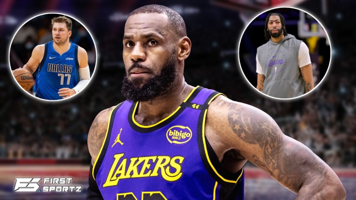 LeBron James EXPOSES National media lie over Anthony Davis - Luka Doncic trade