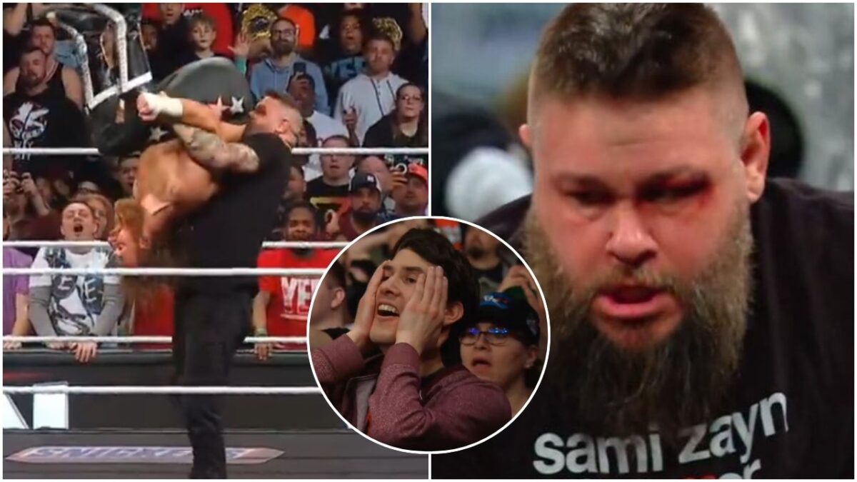 "This man is supposed to be dead"- Wrestling fans in shock after Kevin Owens hits banned move on ...