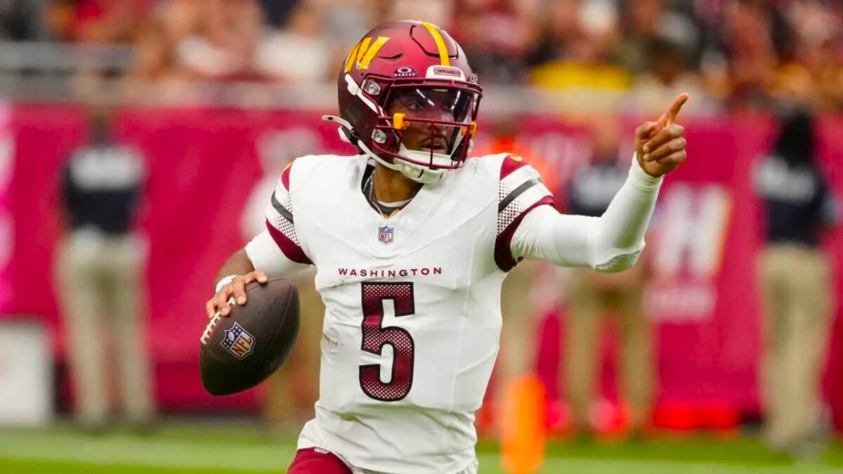 Commanders QB Jayden Daniels winning 2024 Offensive Rookie of the Year ... Commanders QB Jayden Daniels winning 2024 Offensive Rookie of the Year ...