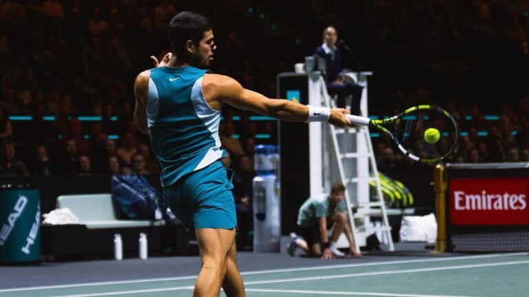 Carlos Alcaraz explains the change in his racket weight since the start ...