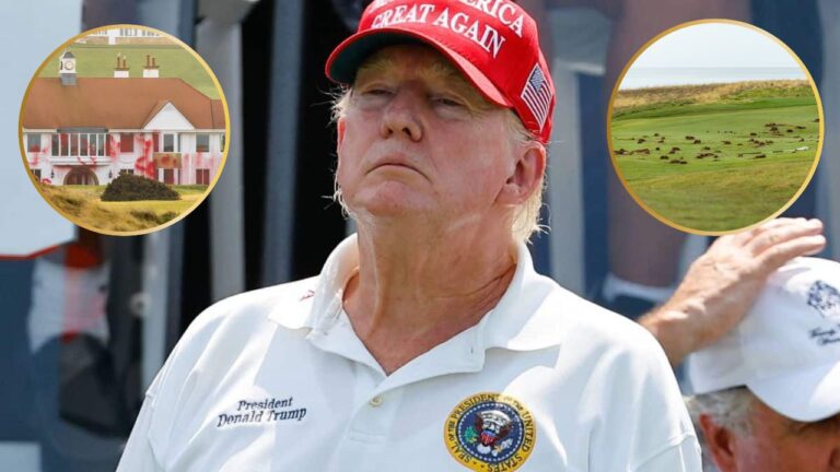 Donald Trump's Turnberry golf course in Scotland VANDALIZED by activists