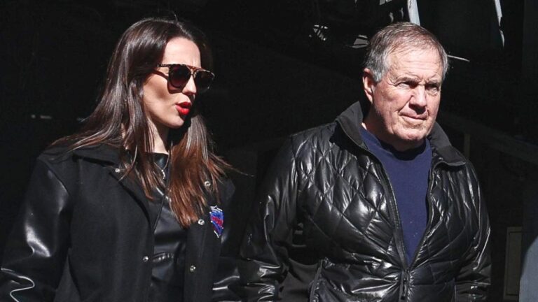 (In pictures) Bill Belichick enjoys Acro Yoga on the beach with 24-year ...