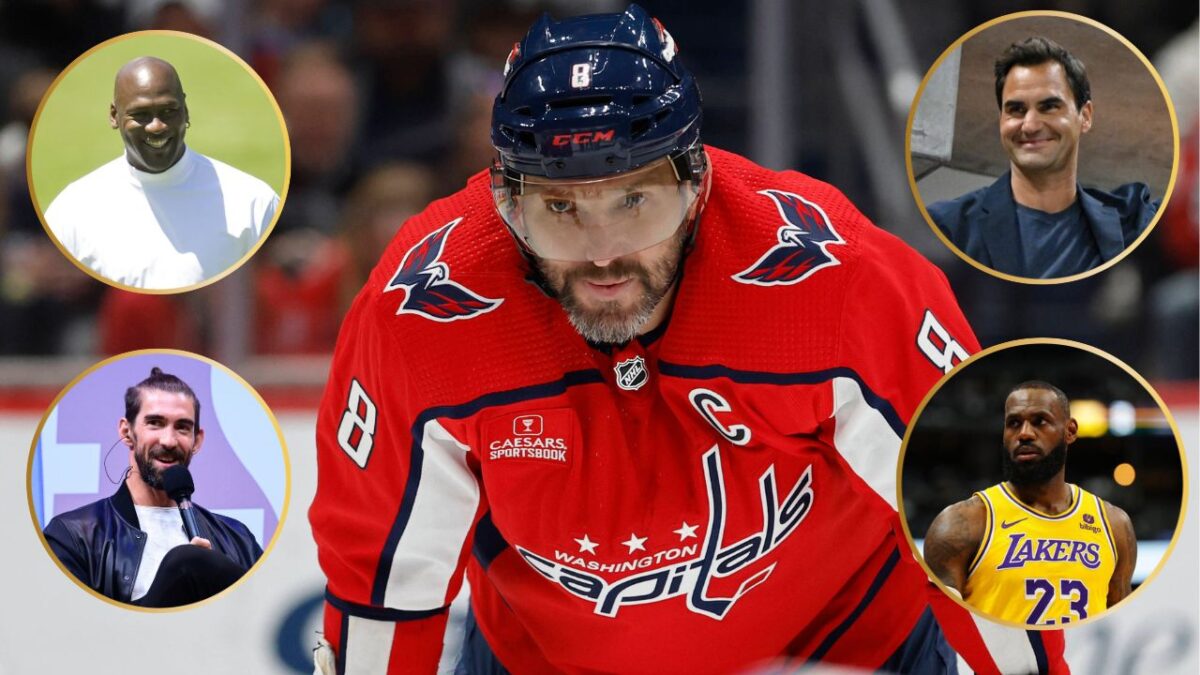 Michael Jordan, Roger Federer, Michael Phelps, LeBron James and other ...