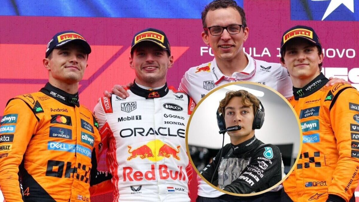 George Russell sends CHILLING McLaren warning to Max Verstappen and ...