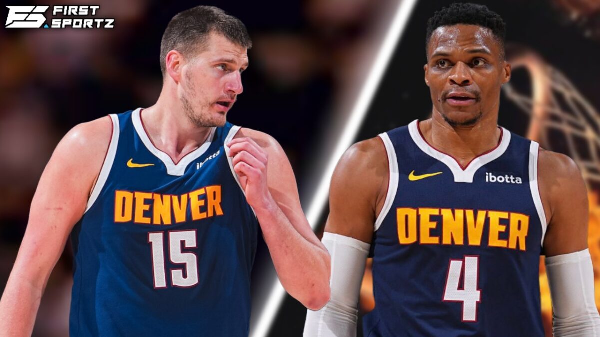 Russell Westbrook spoiling Nikola Jokic's 61-point triple double night has fans fuming