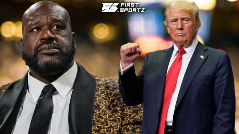 "He is MAGA?" - Shaquille O'Neal interaction with Donald Trump at UFC ...
