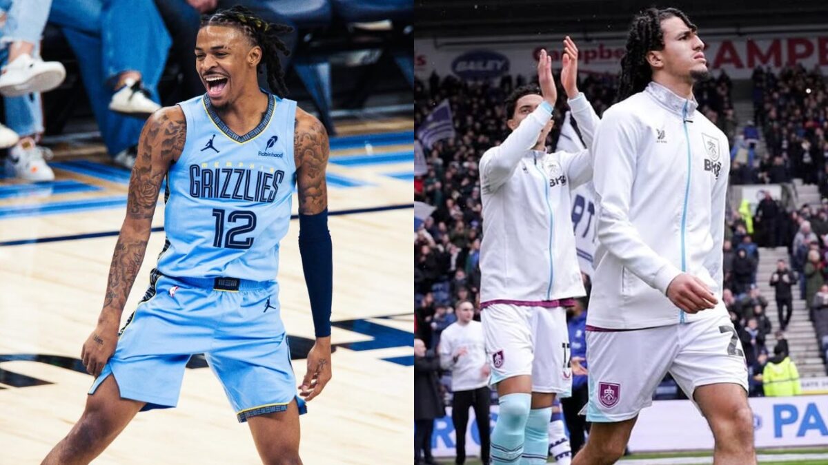 Ja Morant grenade celebration goes worldwide as Burnley's Hannibal ...