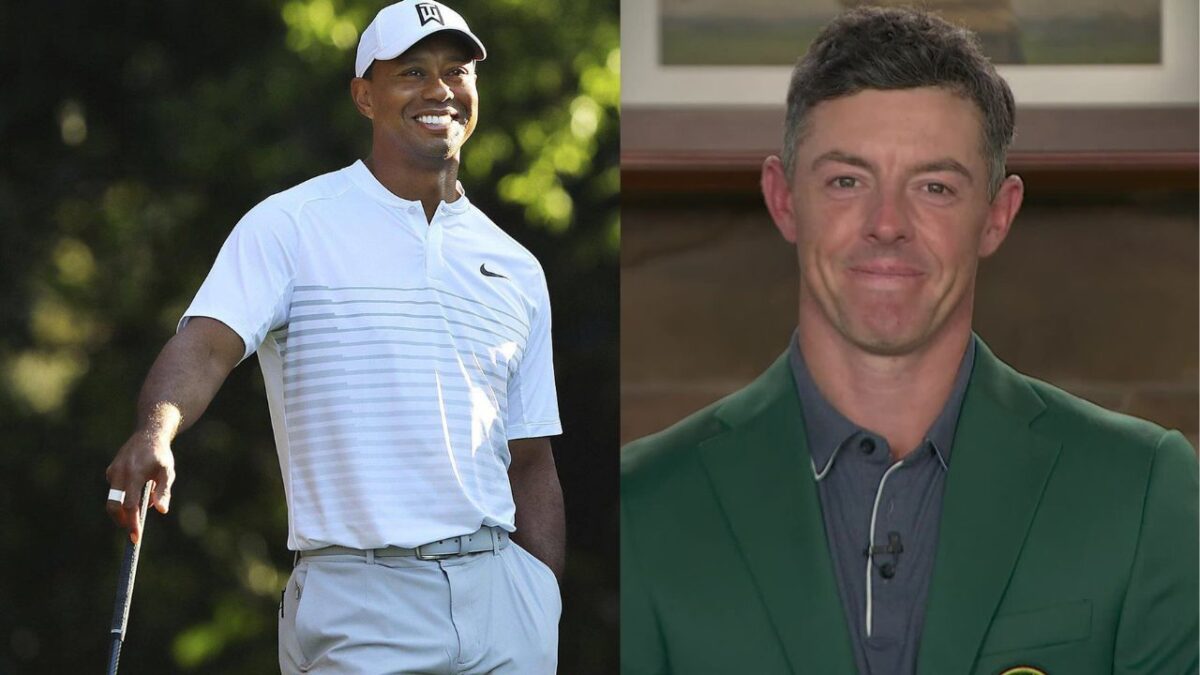 "Proud of you," Tiger Woods congratulates Rory McIlroy for completing ...
