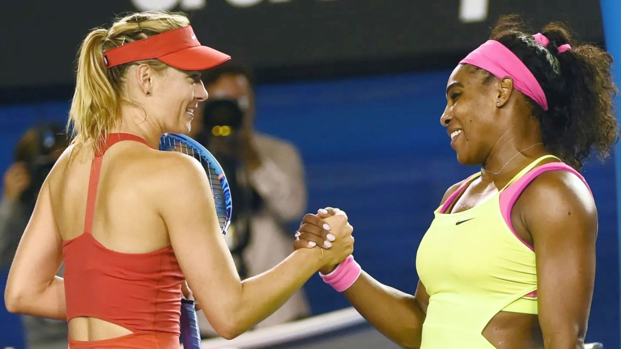 Maria Sharapova Looks Back on the ‘Awkward’ Speech from Serena Williams ...