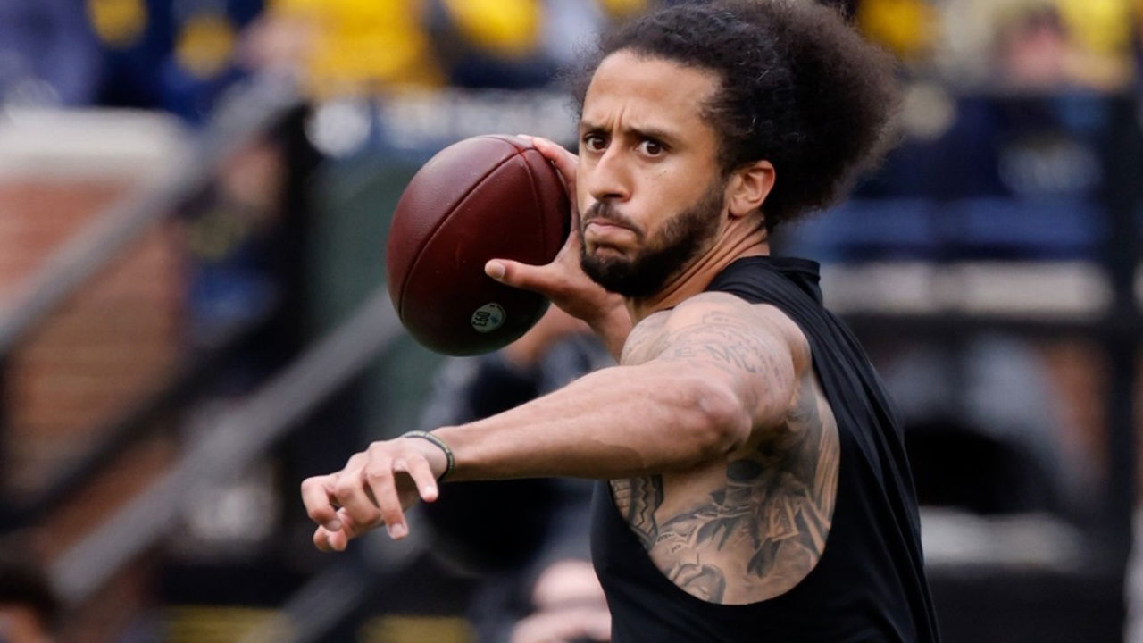 Colin Kaepernick, who played his last NFL game nearly a decade ago ...