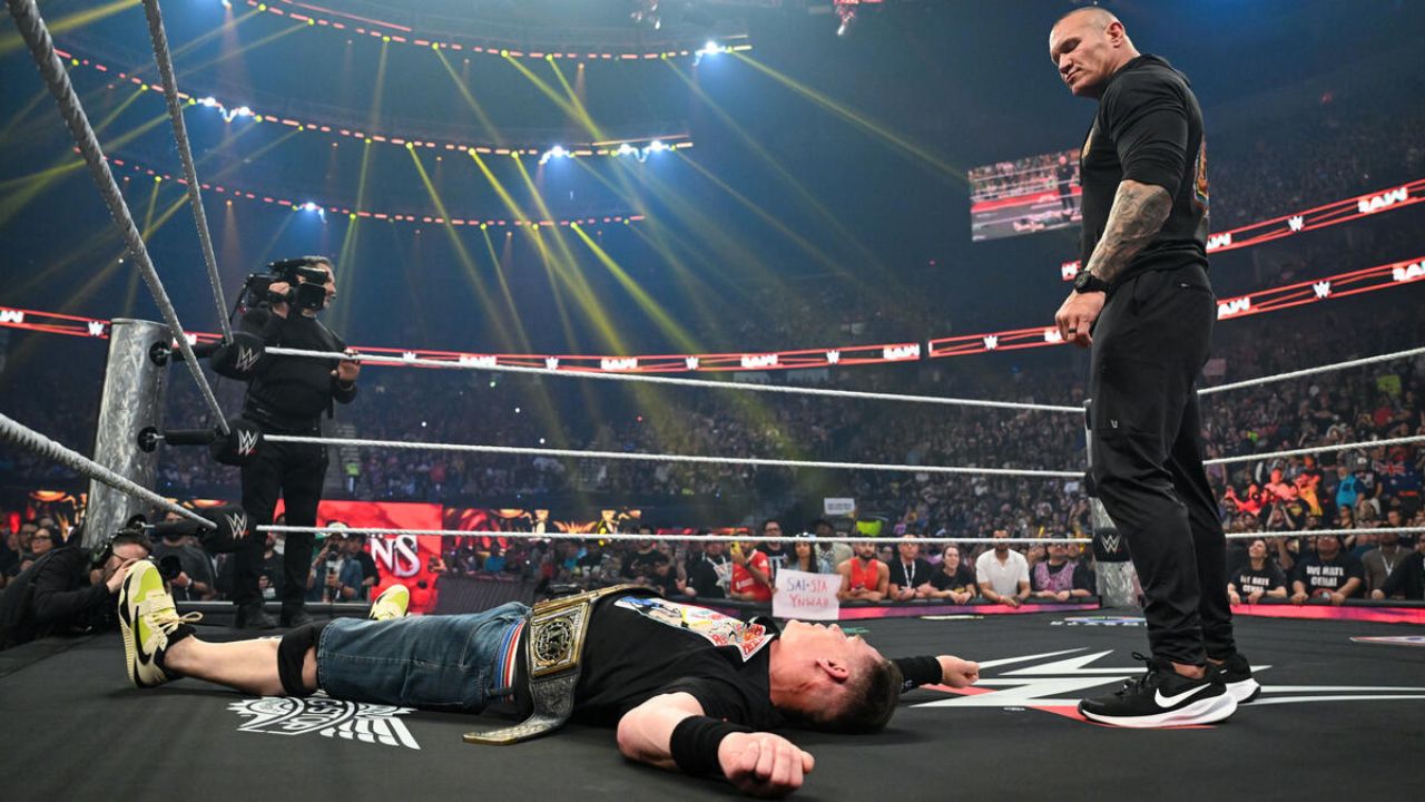 Randy Orton turns the clock back with vicious RKO on John Cena after ...