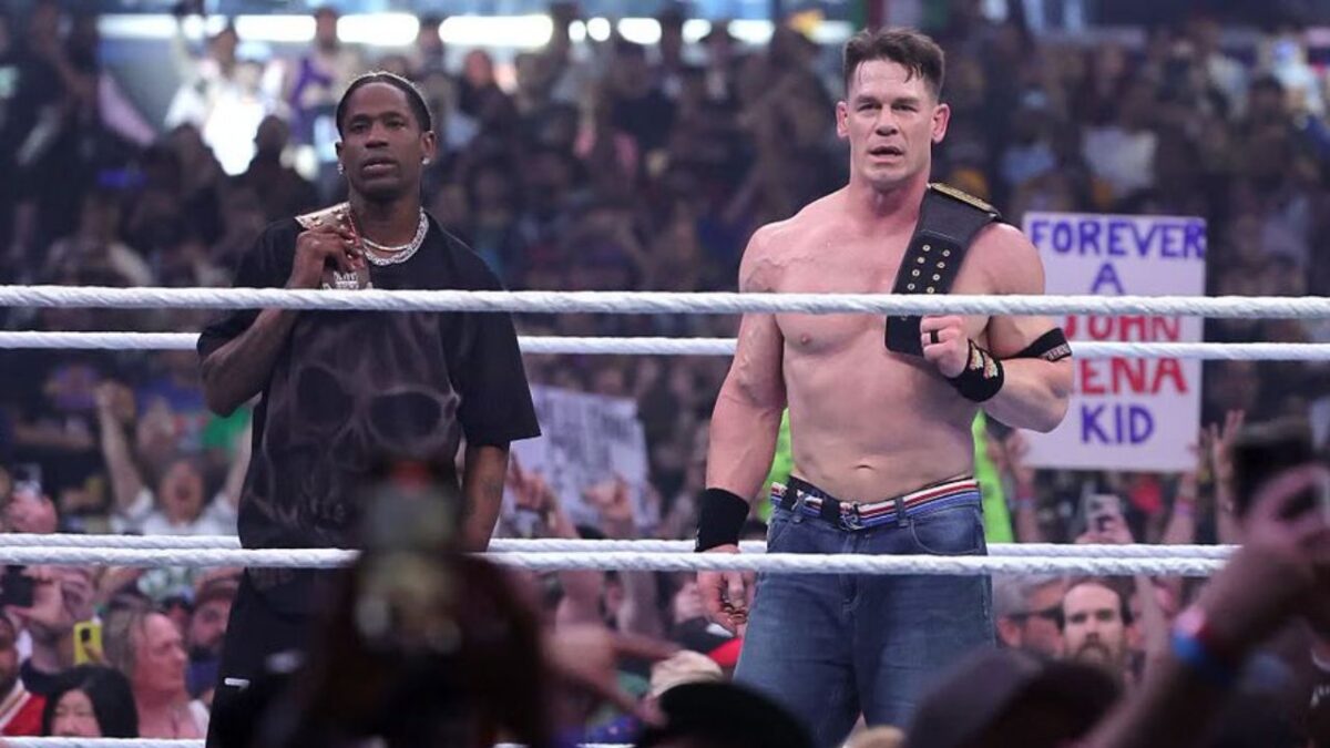 WWE planning massive tag team match for Travis Scott after his ...