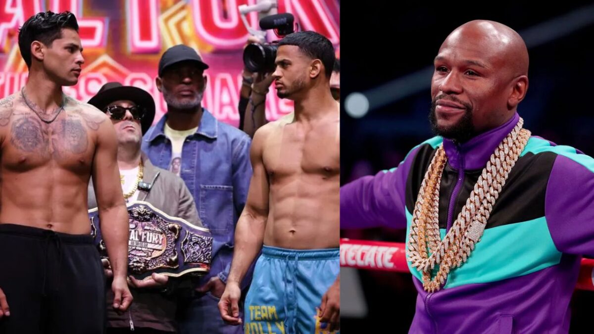 Floyd Mayweather's wild $200K prediction about Rolly Romero vs Ryan Garcia from 6 years ago goes ...