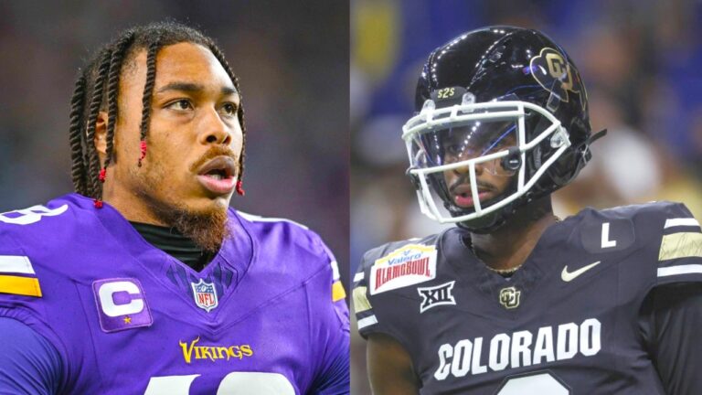 Justin Jefferson admits being shocked by Shedeur Sanders' draft snub ...