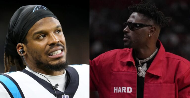 Cam Newton Has a Subtle Reaction to Antonio Brown's Shooting Incident ...