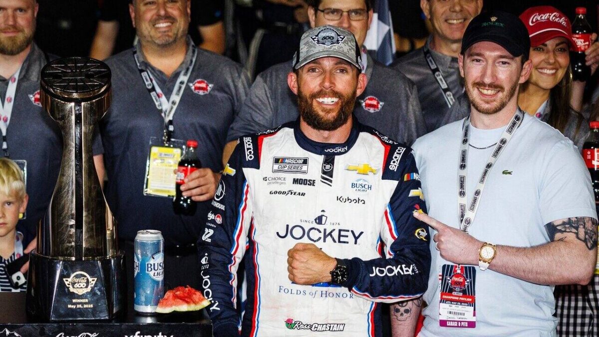 “I Was Rattling Around!” Ross Chastain Over the Moon After Winning 2025 Coca Cola 600 Starting ...