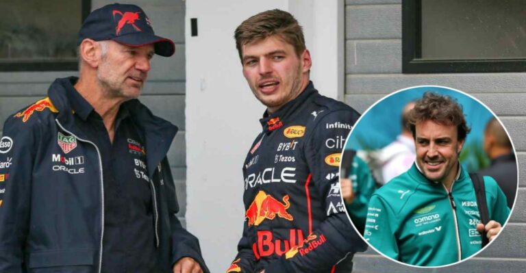 Fernando Alonso Makes Adrian Newey Comparison over Max Verstappen's ...