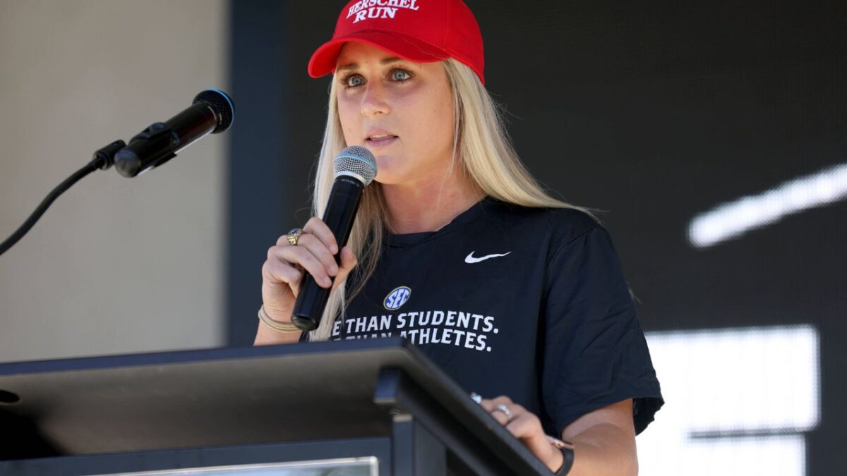 Who is Riley Gaines' husband, Louis Barker?