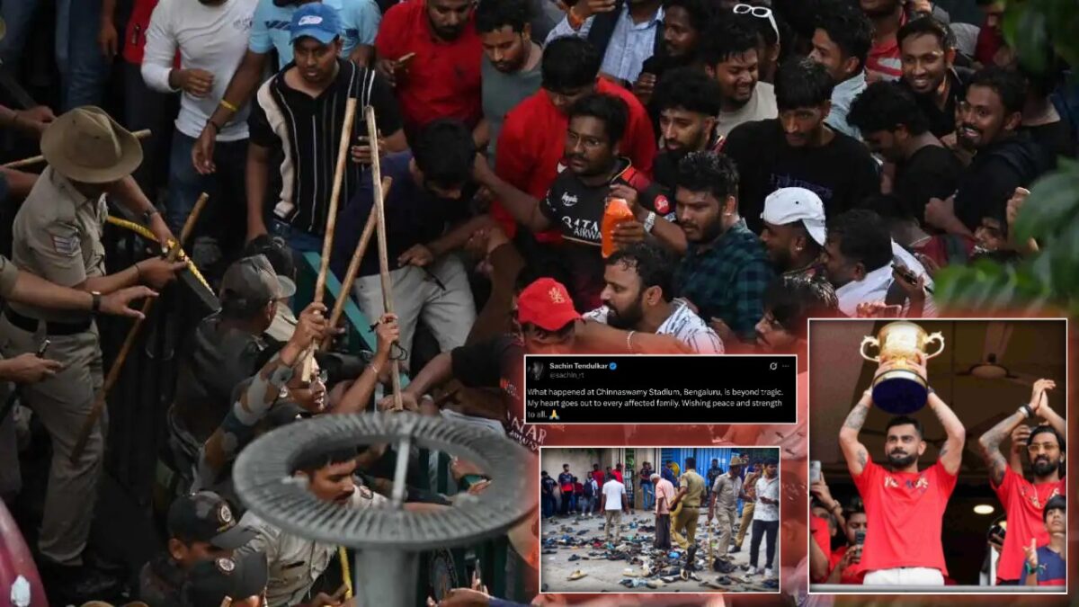 Heart-broken Sachin Tendulkar Breaks Silence Over Tragic Chinnaswamy Stadium Incident