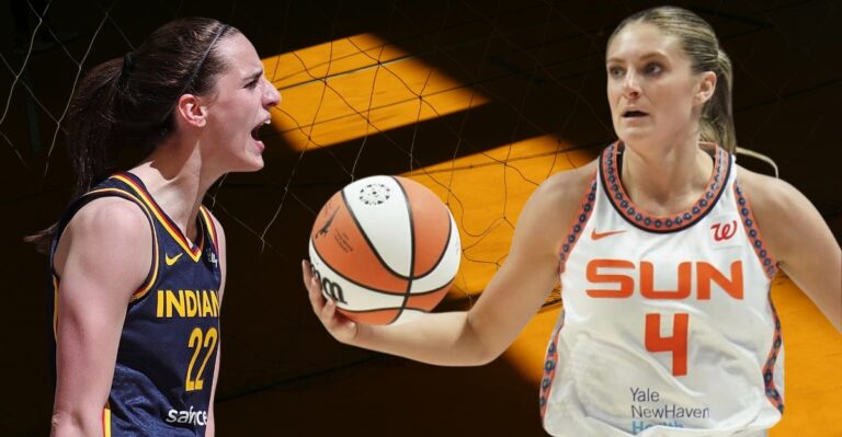 Caitlin Clark Getting Flatlined by Connecticut Sun in Chippy Game ...