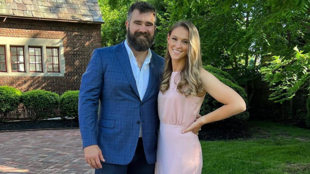 Jason Kelce's Wife Kylie Admits His Height Was the Reason She Found Him ...