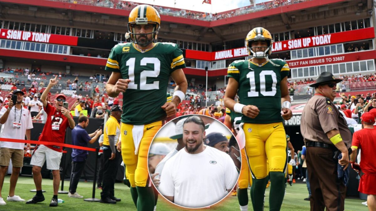 David Bakhtiari Takes Cheeky Jibe at Aaron Rodgers While Congratulating Jordan Love on Getting ...