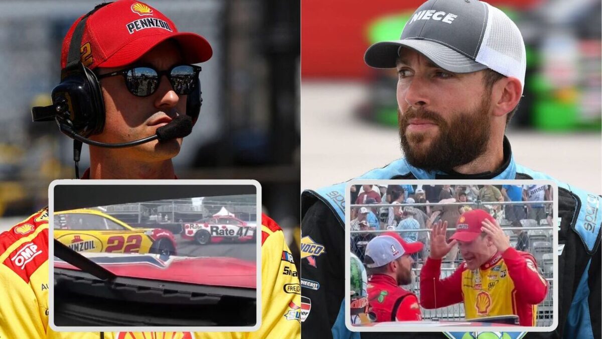 (Video) “He Destroys Me from Four Back!” Joey Logano Goes on a ...