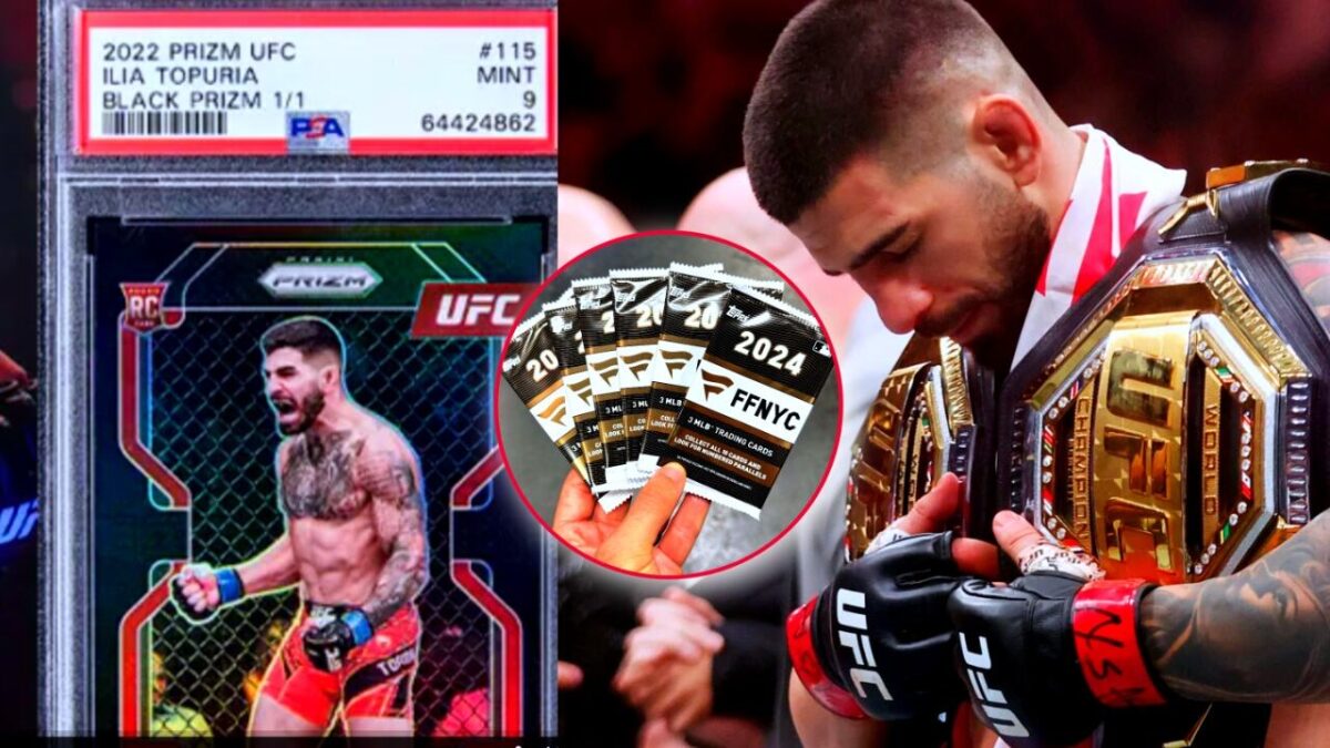 With Double-Champ 'Ilia Topuria' Trading Card Breaking Record Fee, UFC ...