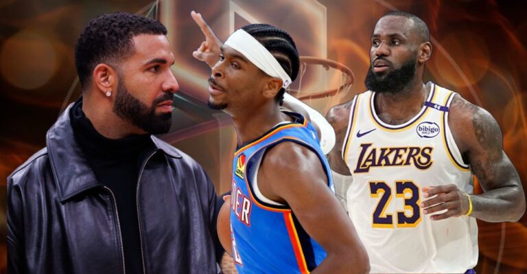 Fans Go Wild as Drake Covers LeBron James Tattoo with Shai-Gilgeous ...
